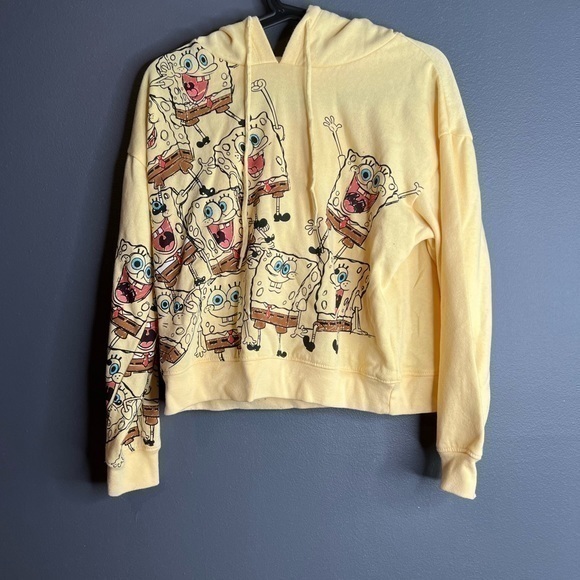 Nickelodeon | Tops | Nickelodeon Spongebob Cropped Hoodie | Poshmark